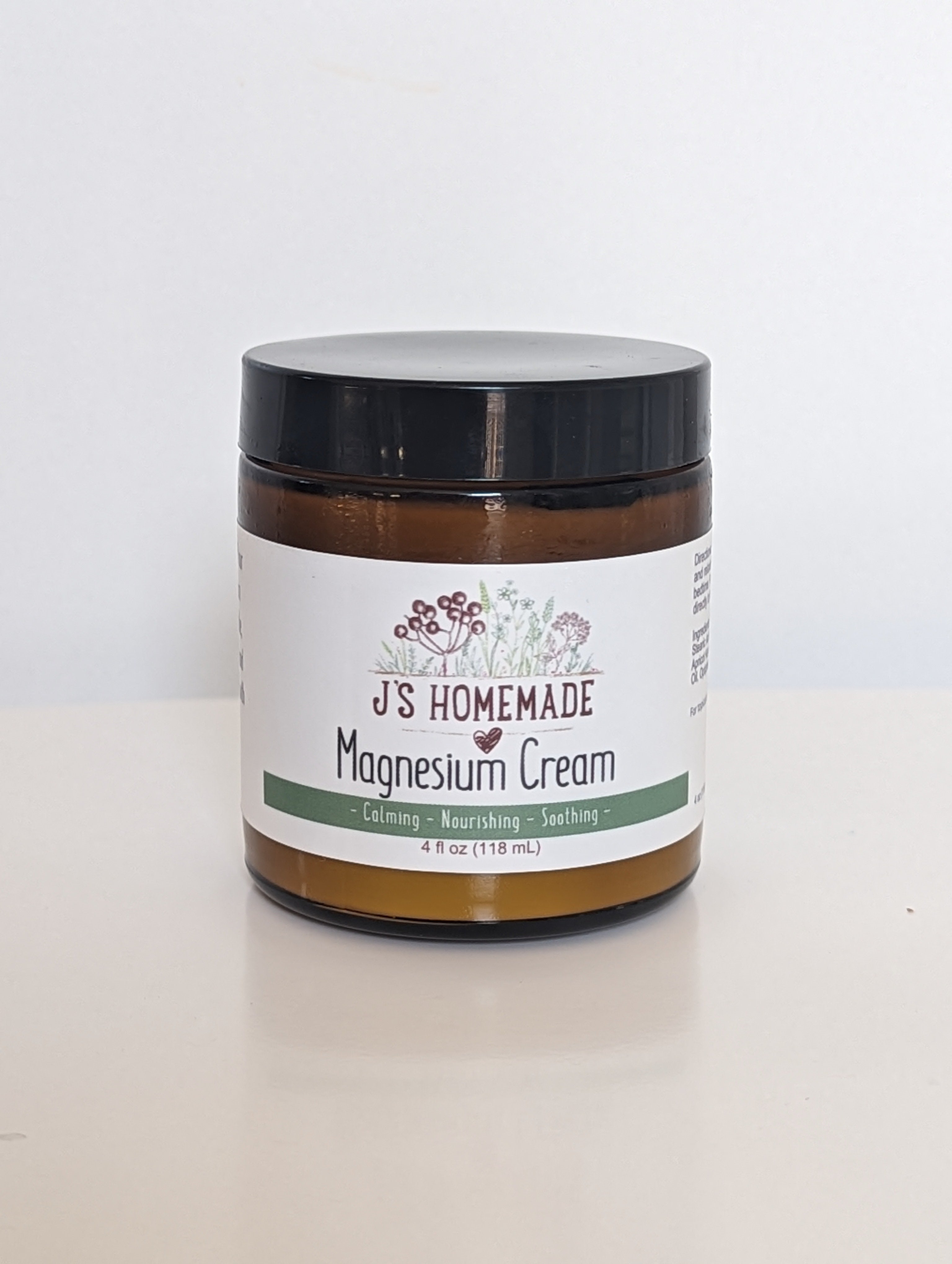 Magnesium Cream – J's Homemade Elderberry