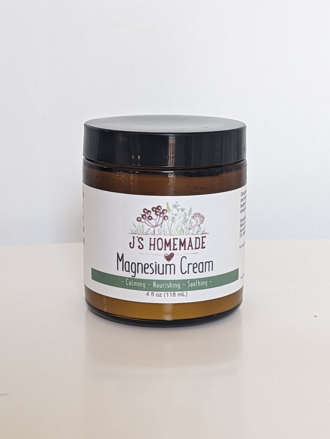 Magnesium Cream – J's Homemade Elderberry